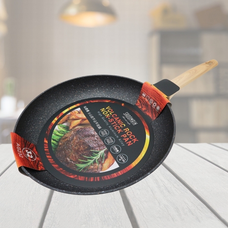 仙德曼火山岩不沾平底鍋-32cm-1支 - 線上購買 | 好買市集(原Hami市集)