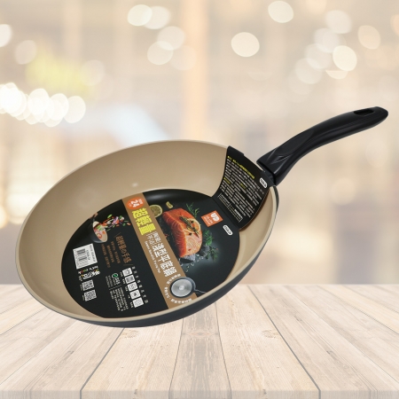 樂司超輕量陶瓷不沾淺型平底鍋-24cm-2支 - 線上購買 | 好買市集(原Hami市集)