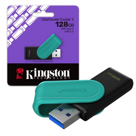 金士頓 Kingston 128GB Data Traveler Exodia S USB 3.2 隨身碟 旋轉帽蓋（KT-DTXS-128G） - 線上購買 | 好買市集(原Hami市集)