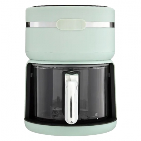 【G-PLUS 拓勤】3L 樂透鍋 智慧玻璃氣炸鍋 GP-J02 粉綠 - 線上購買 | 好買市集(原Hami市集)